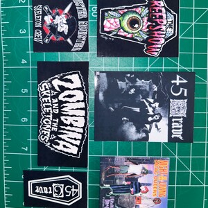 15 Random HORROR PUNK Stickers - Etsy