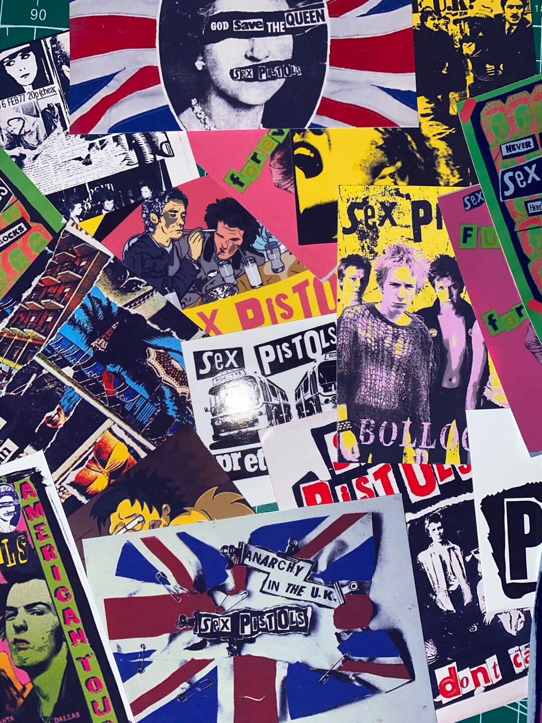 13 Random Sex Pistols Stickers 2 Holographic Stickers Etsy