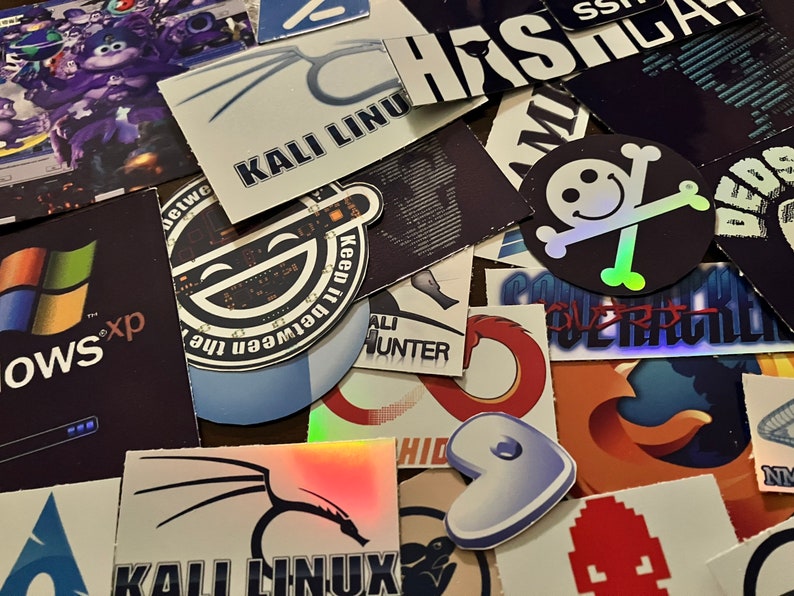 10 Random Hacker Culture Holo Stickers - Etsy
