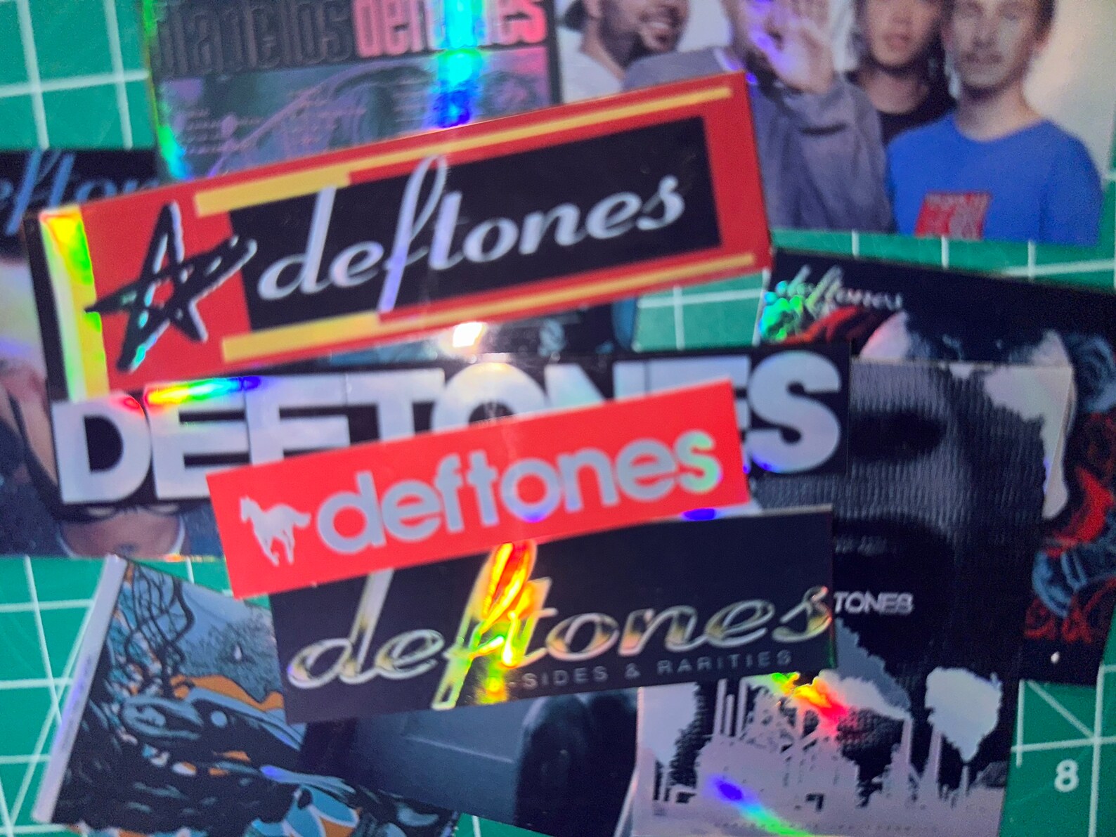 10 Random DEFTONES Holographic Stickers - Etsy