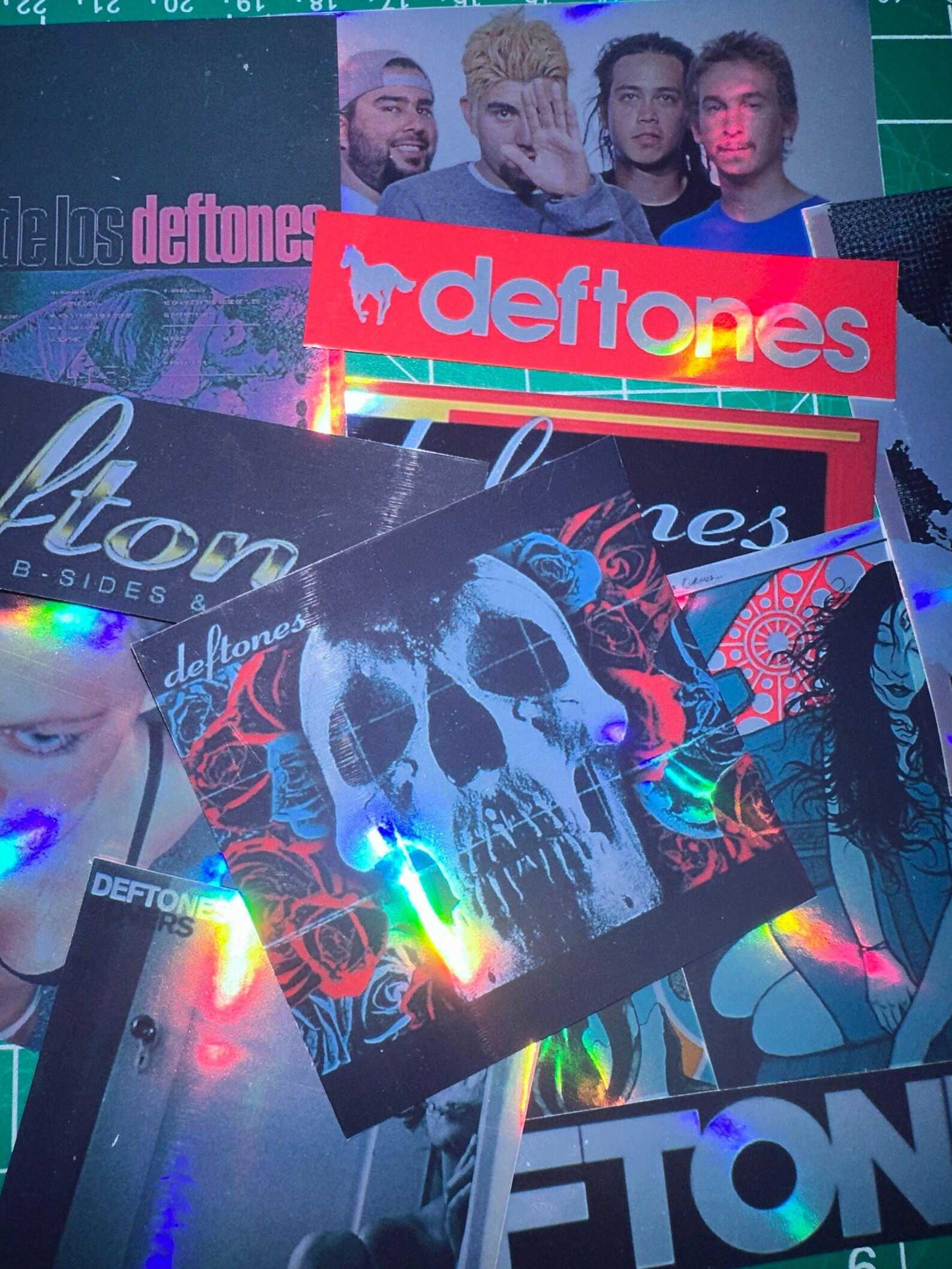10 Random DEFTONES Holographic Stickers - Etsy