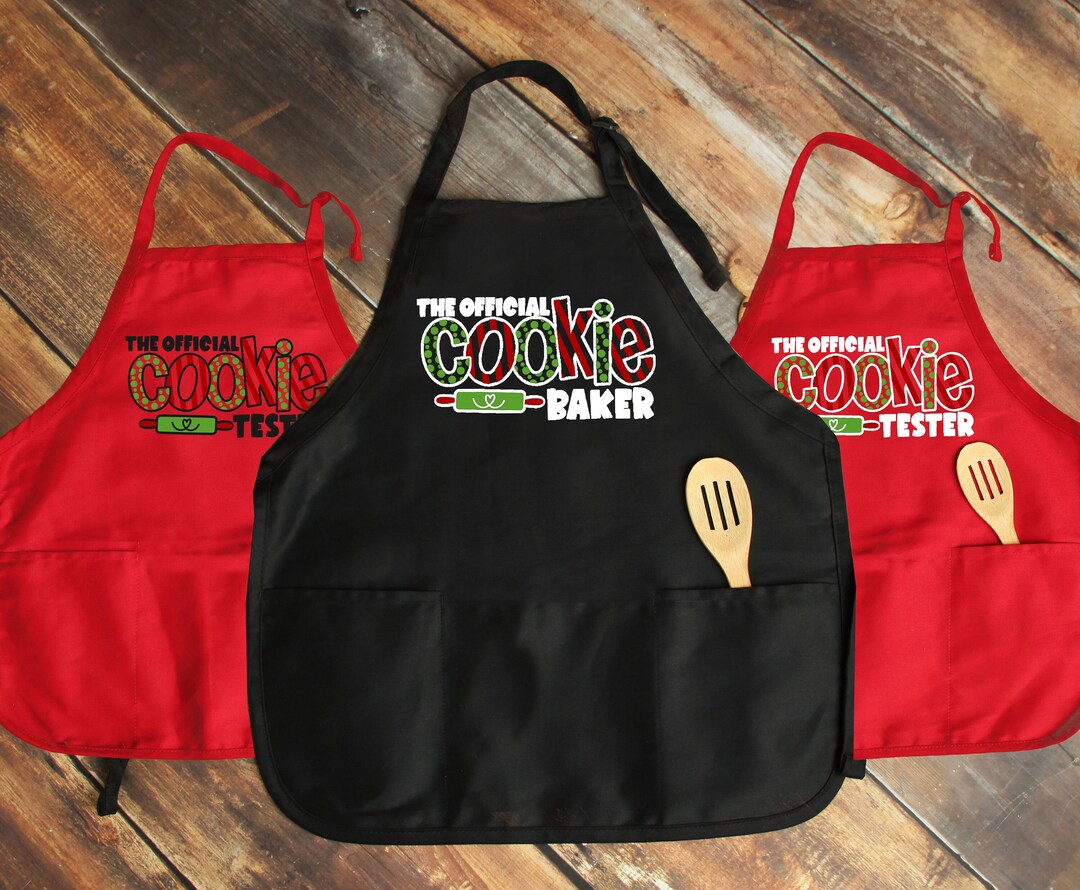 The Official Cookie Baking Apron, Baking Apron, Christmas Baking Apron ...