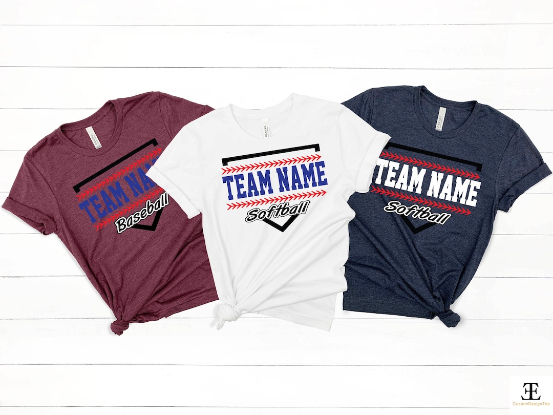 Personalized Baseball Team Shirt, Baseball Shirt, Softball Shirt ...