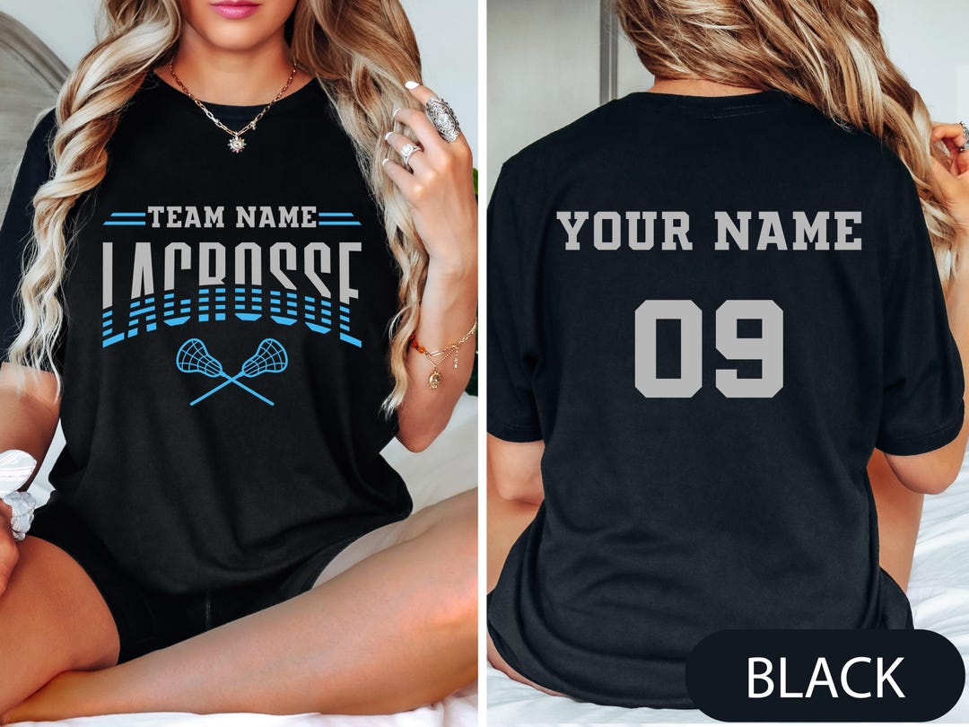 Custom Lacrosse Shirt, Personalized Lacrosse Shirt, Lacrosse Team Name ...