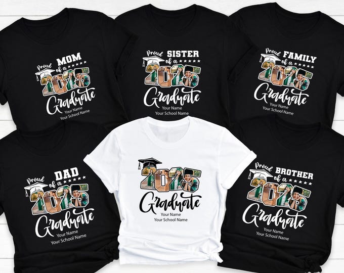 Custom Graduation Shirts | Senior Class of 2025 Tees | Personalized ...