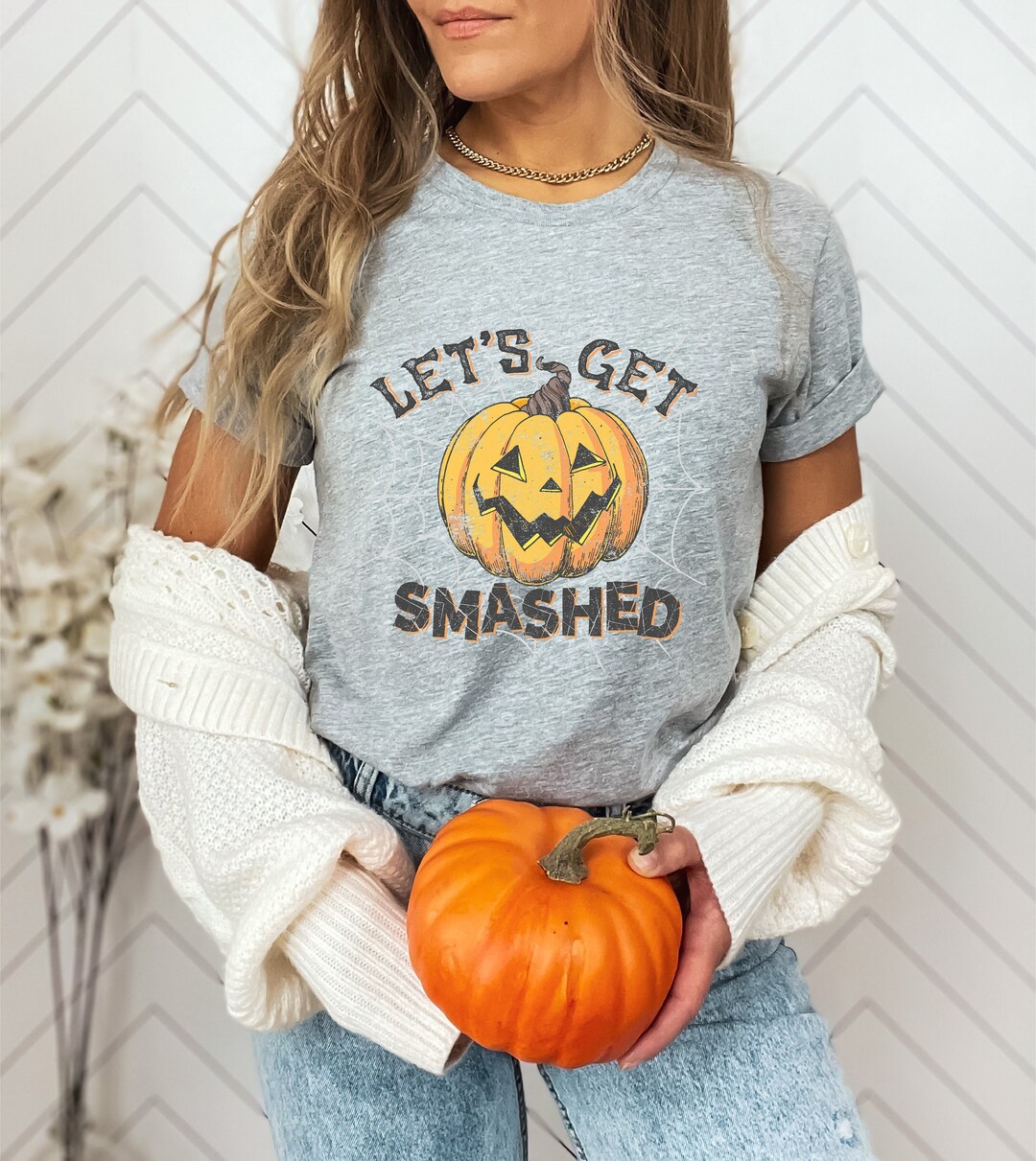 Let's Get Smashed Shirt, Retro Halloween Shirt, Pumpkin Shirt ...