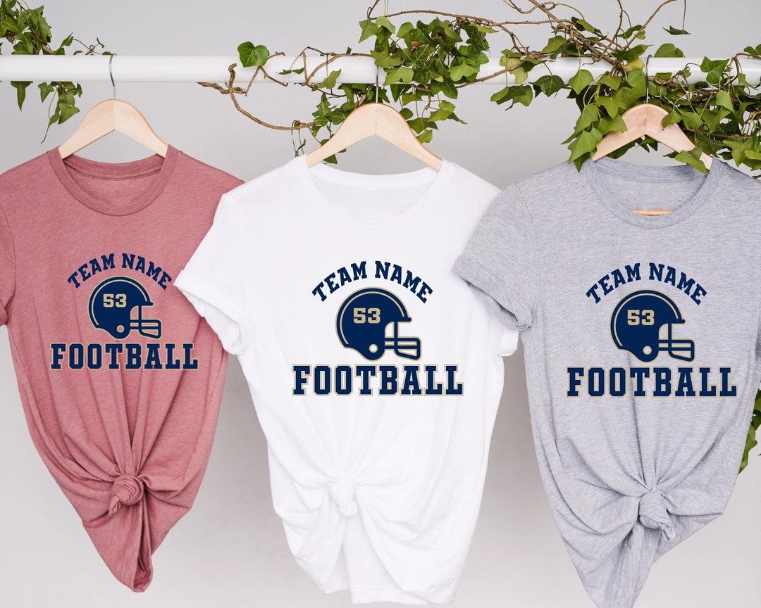 Custom Football Shirt, Personalized Football Shirt, Football Team Name ...