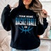 Custom Basketball Hoodie, Personalized Basketball Sweat, Basketball ...