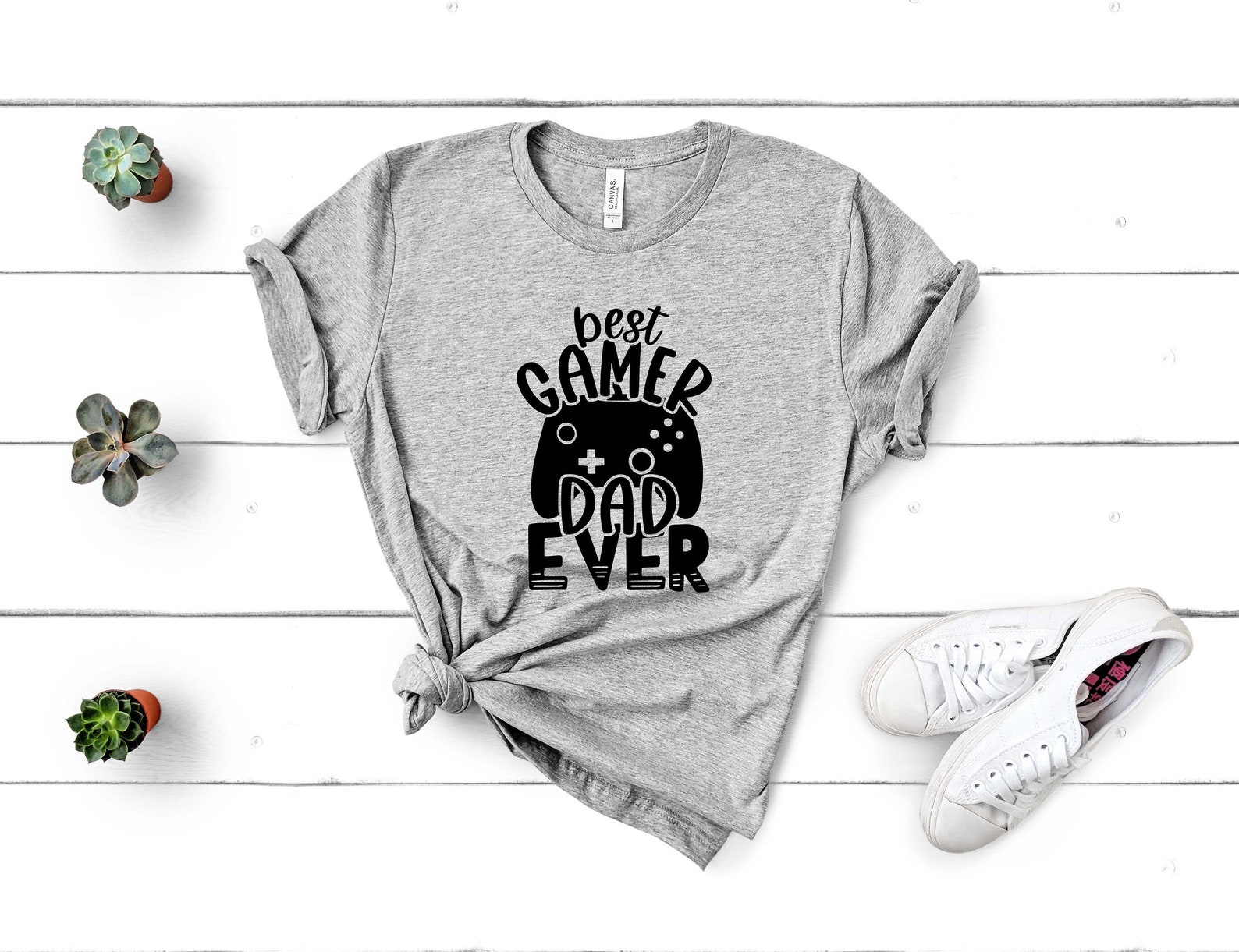 Best Gamer Dad Ever Shirt Father's Day Shirt Happy - Etsy