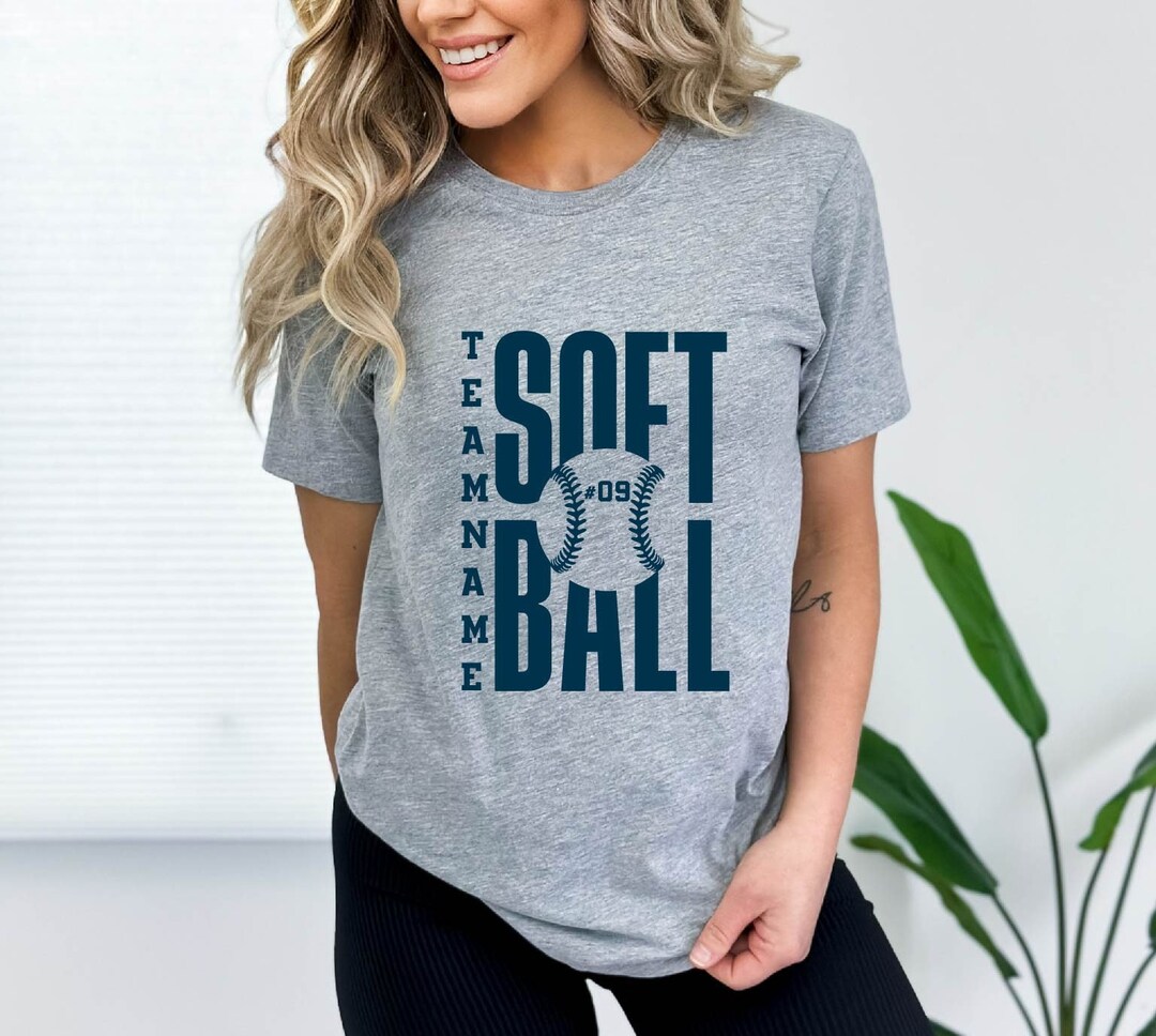 Custom Softball Shirt, Personalized Softball Shirt, Softball Team Name ...