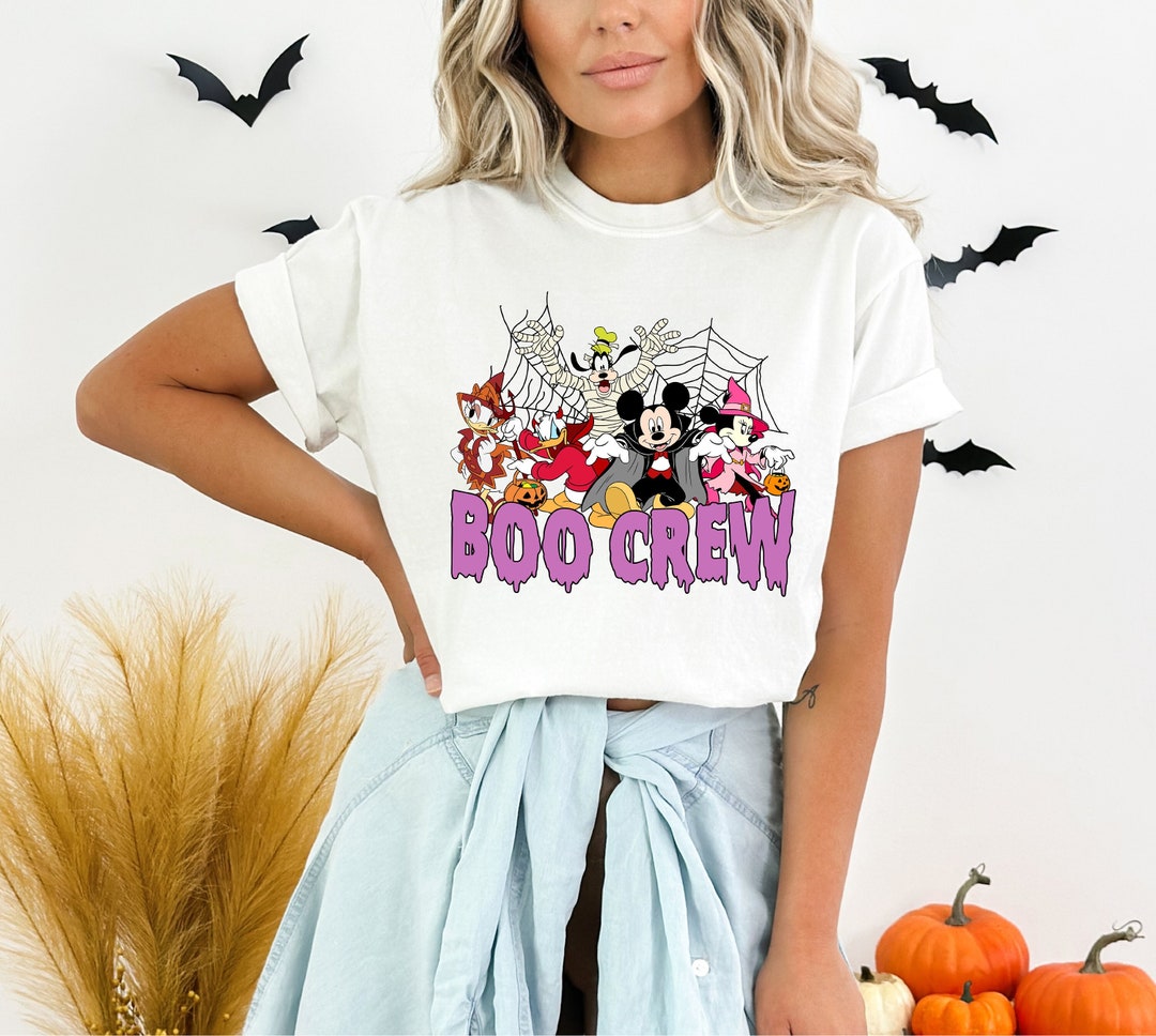 Boo Crew Shirt, Disney Boo Shirt, Disney Halloween Shirt, Halloween ...