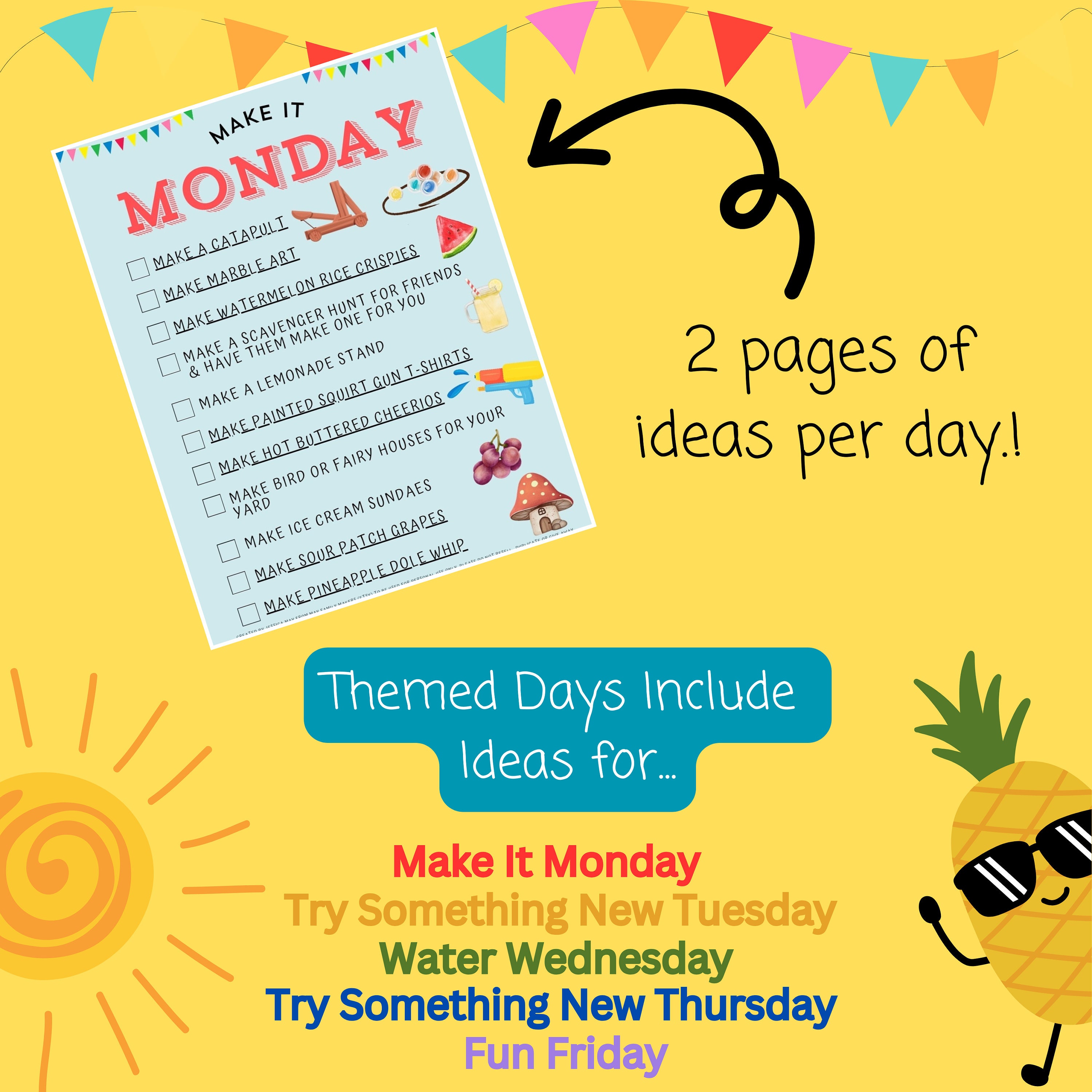 Summer Fun Printable Parent Guide - Summer of Fun - Printable Summer ...