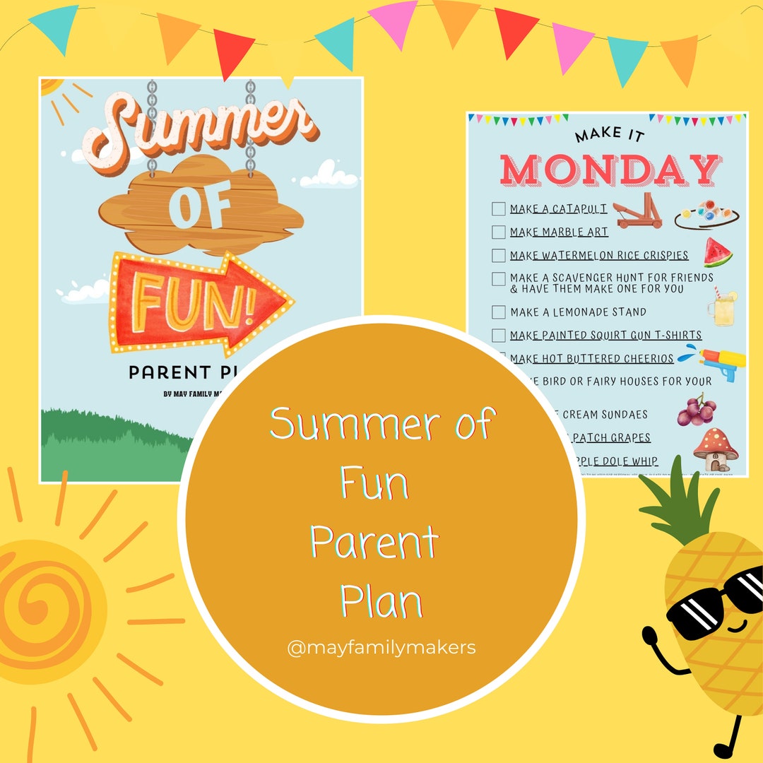 Summer Kids Activity Printable - Summer of Fun - Printable Summer ...