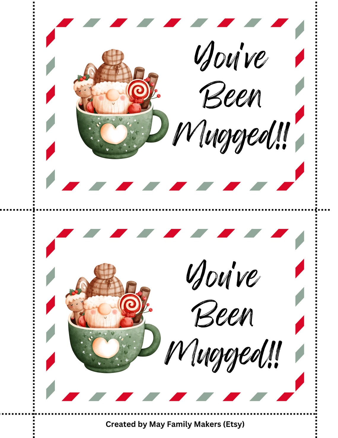 You've Been Mugged Printable, Mugged Printable, Mugging Printable ...