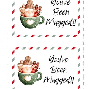 You've Been Mugged Printable, Mugged Printable, Mugging Printable ...