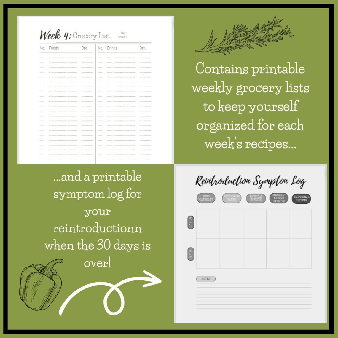 Whole30 Complete Meal Plan for 2 Downloadable Meal Plan With - Etsy