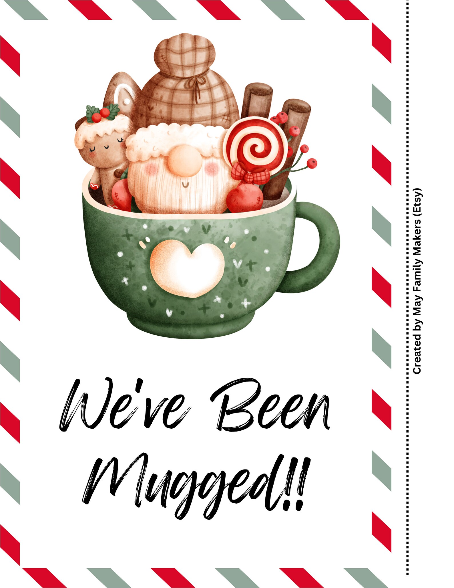 You've Been Mugged Printable, Mugged Printable, Mugging Printable ...