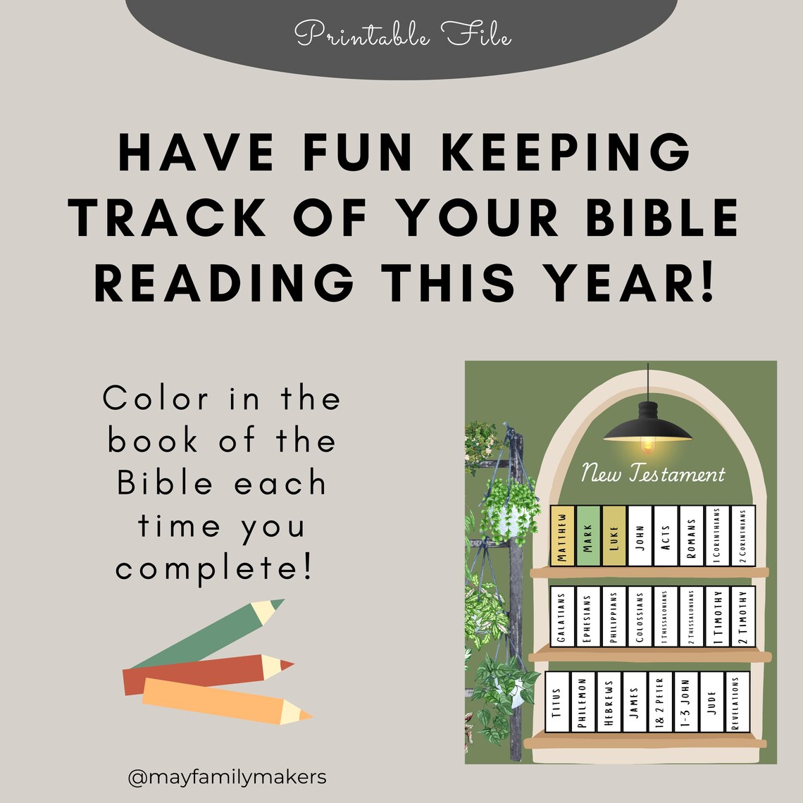 Printable Books of the Bible Reading Log , Books of Bible ...