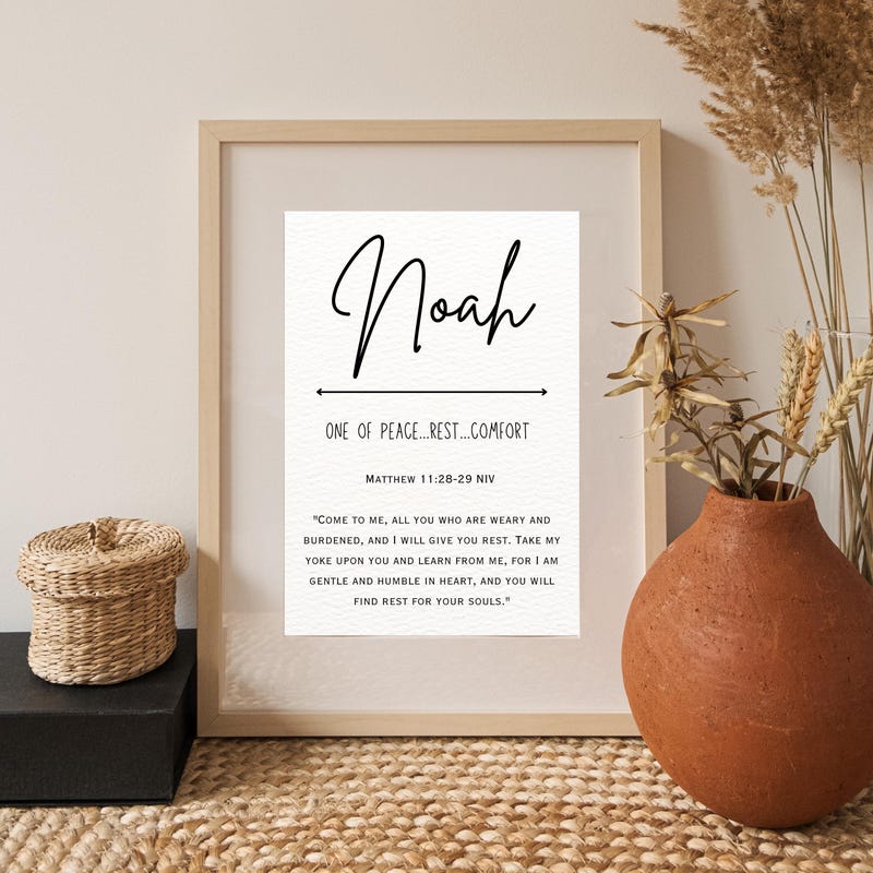 Name Meaning Sign - Etsy