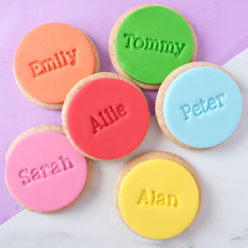 Sweetstamp Frosting Embossing Set. Letter/number Sets for Cakes, Cake ...