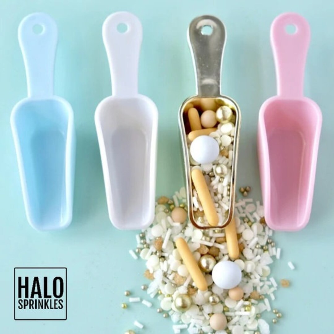 Sweet Stamp Sprinkle Scoops - Classic , Mini Spoons, Mini Scoop, Sprinkle Scoop, Sprinkle Spoon ...