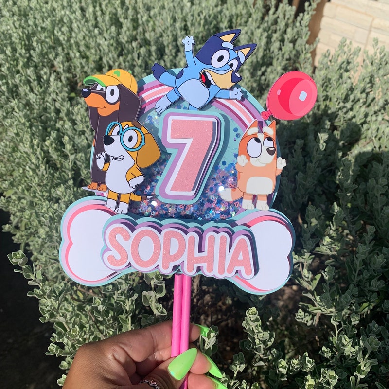 Bluey Cake Topper - Etsy