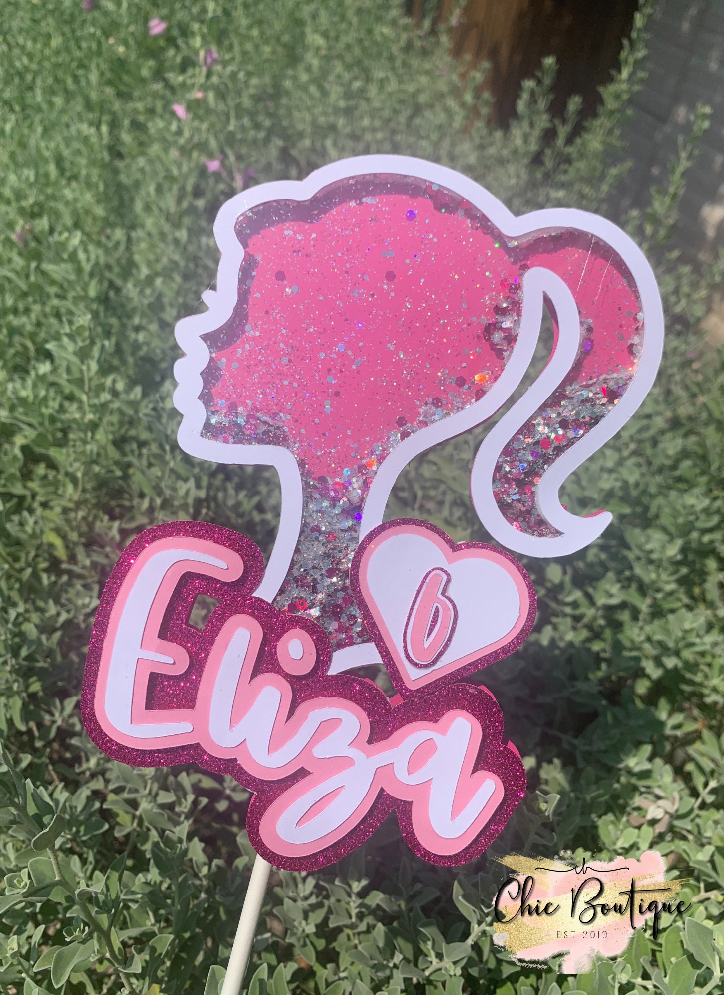Barbi Shaker Cake Topper - Etsy