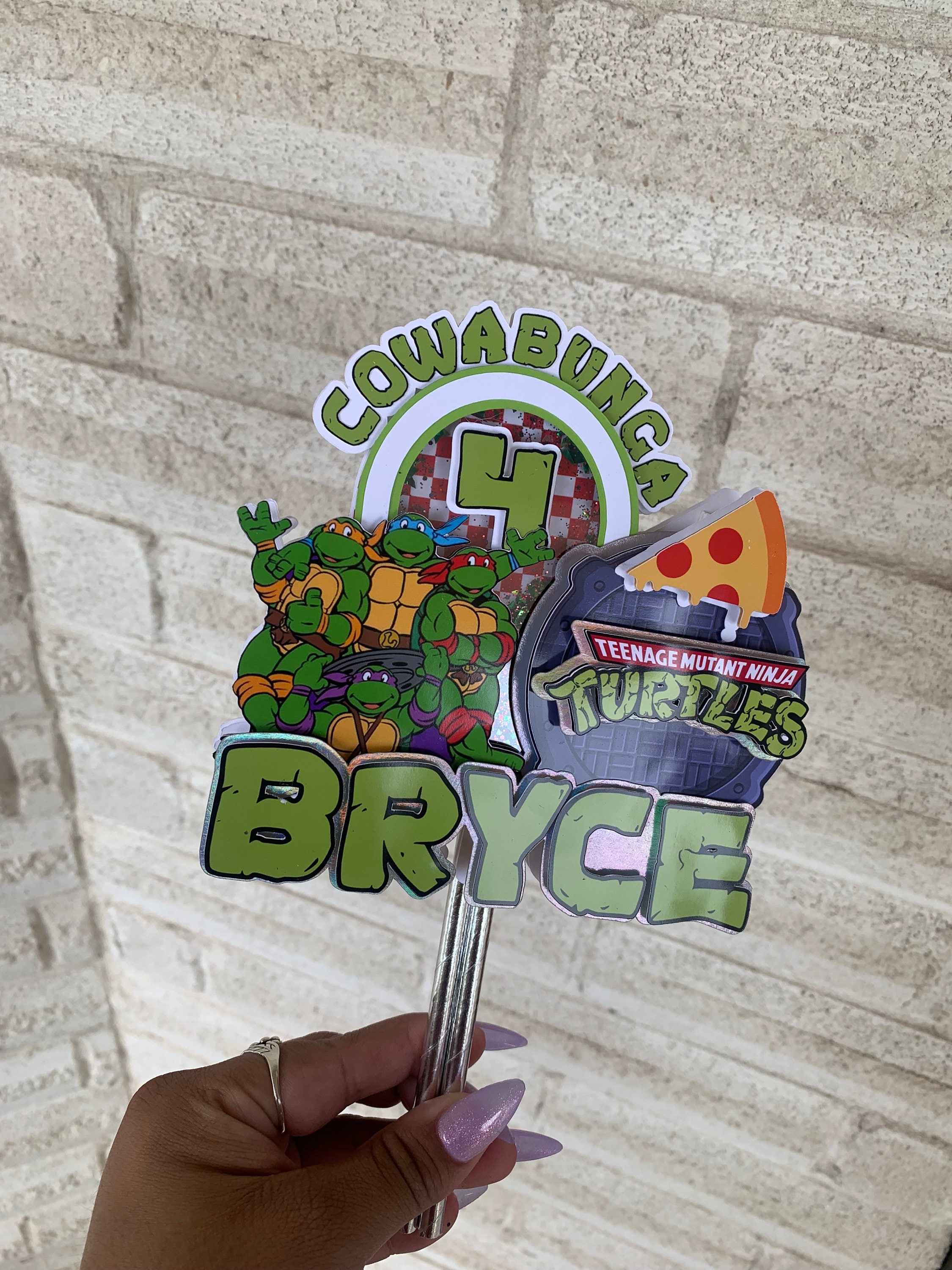 TMNT Cake Topper - Etsy