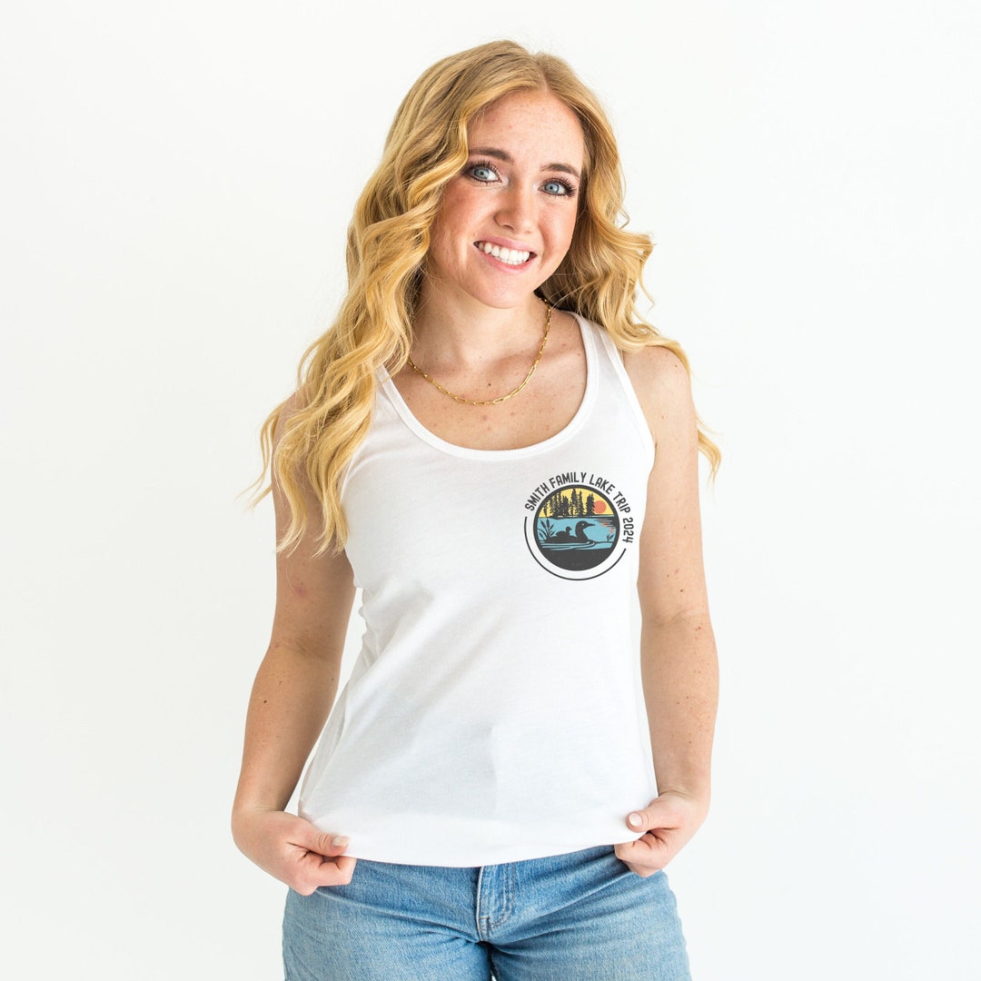 Custom Family Lake Trip Tank Top, Matching Family Tank Tops, Family ...