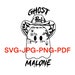 Ghost Malone PNG, SVG, Funny Ghost Instant Download, Cowboy Hat Ghost ...