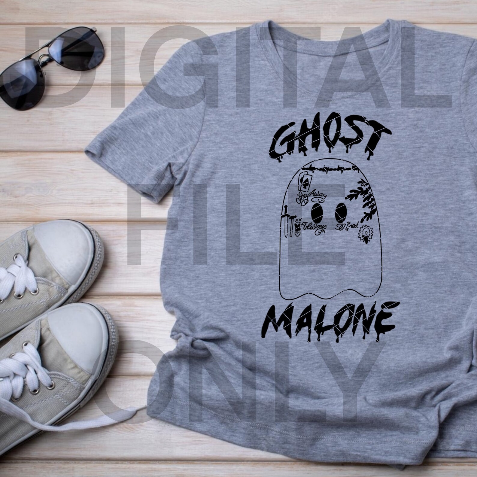 Ghost Malone PNG, SVG, Funny Ghost Instant Download, Post Malone Svg, Ghost Malone Clipart ...