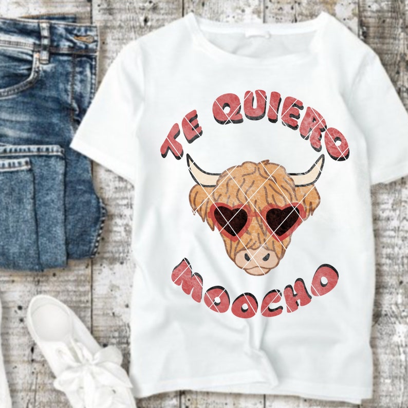 Te Quiero Moocho Png, Distressed Valentin Svg, San Valentin Tshirt ...