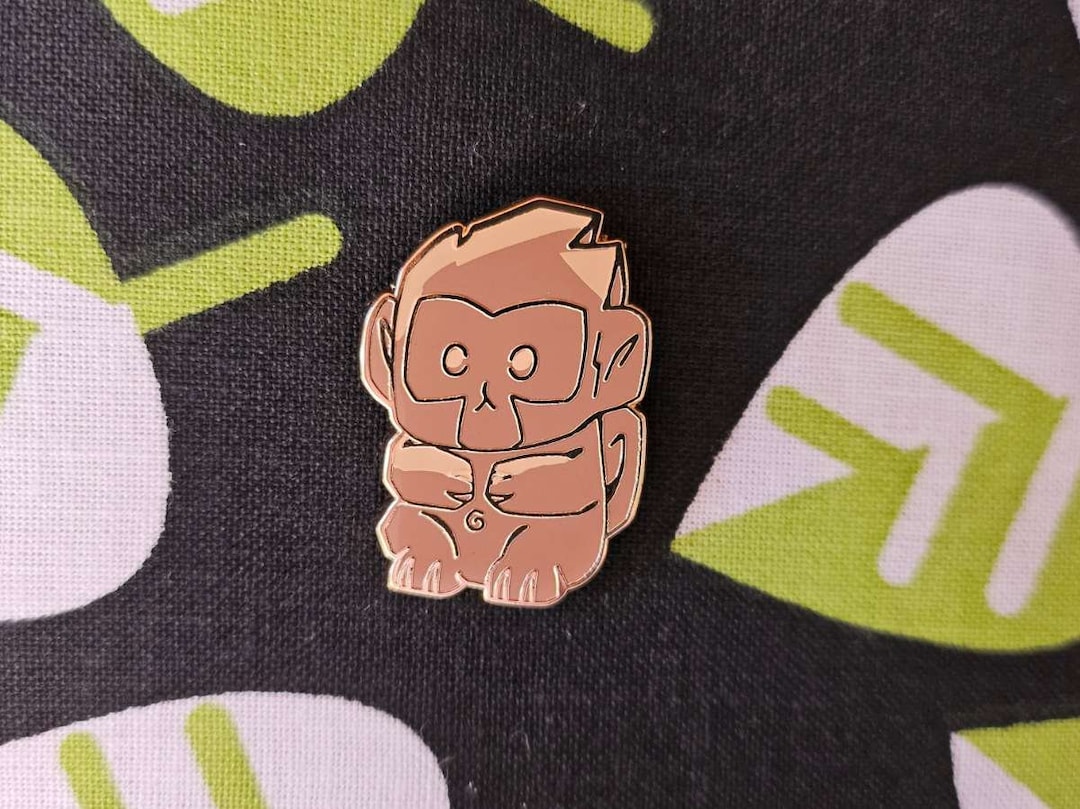 LMK: Stone Monkey Mini Enamel Pin - Etsy Canada