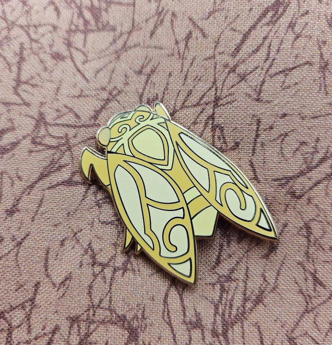 LMK: Golden Cicada | Enamel Pin - Etsy