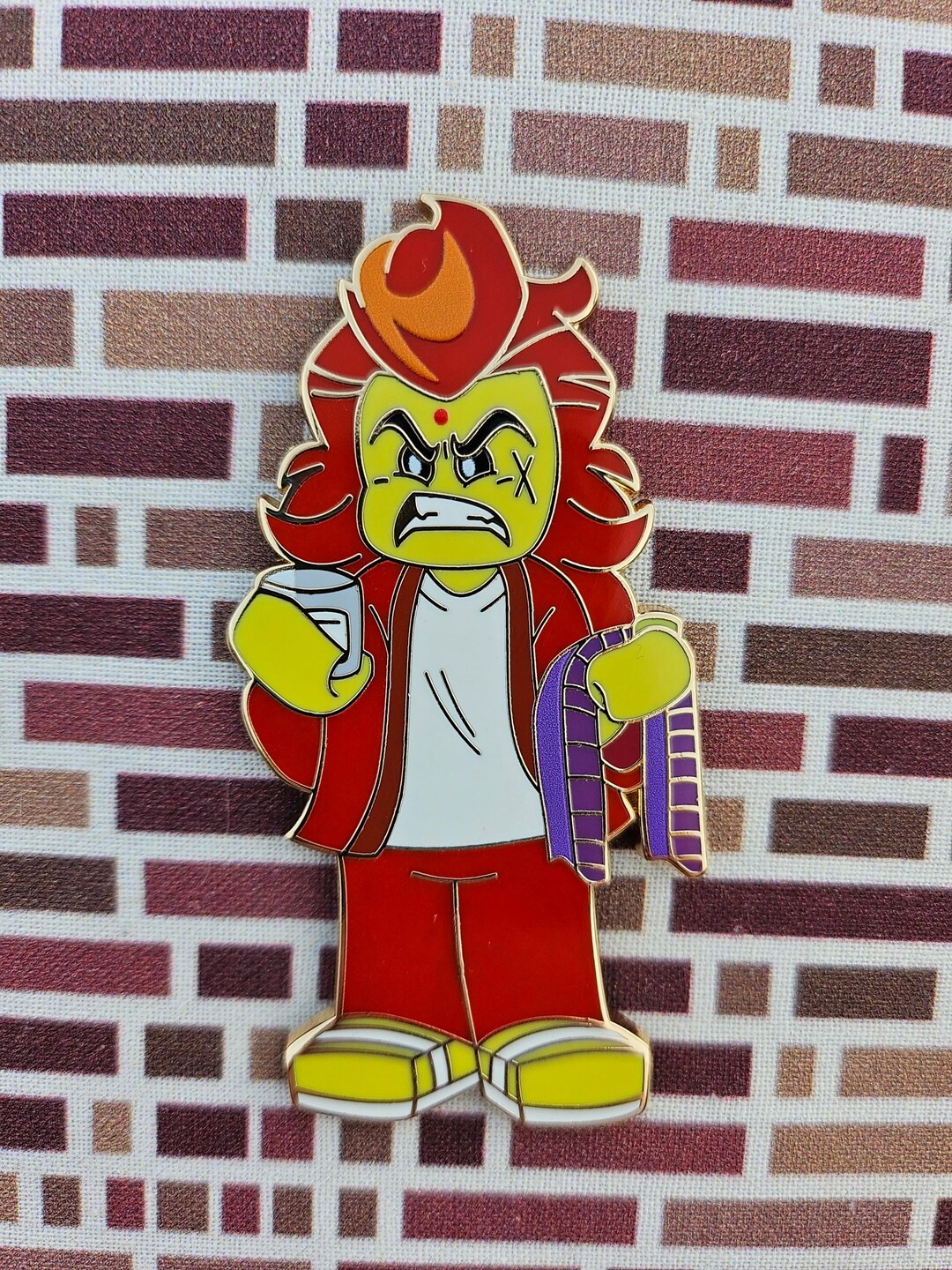 LMK: PJ Red Son | Enamel Pin - Etsy