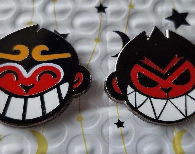 LMK: Sun Wukong and Macaque Logo | Enamel Pin - Etsy