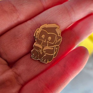LMK: Stone Monkey Mini Enamel Pin - Etsy