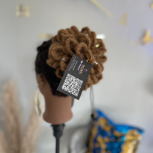 Salt and Pepper Ponytail - Etsy