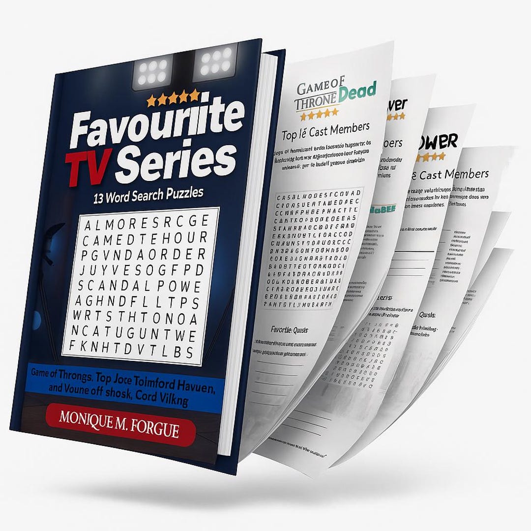 TV Series Word Search Puzzle Book | Pocket Size Paperback - Etsy