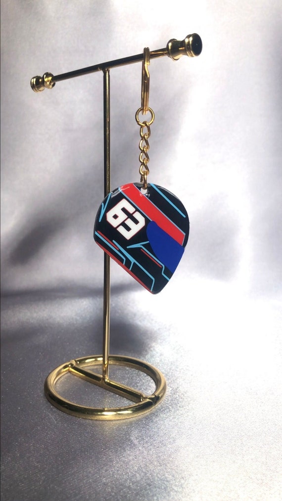 Motorsport Helmet Key Ring - Etsy