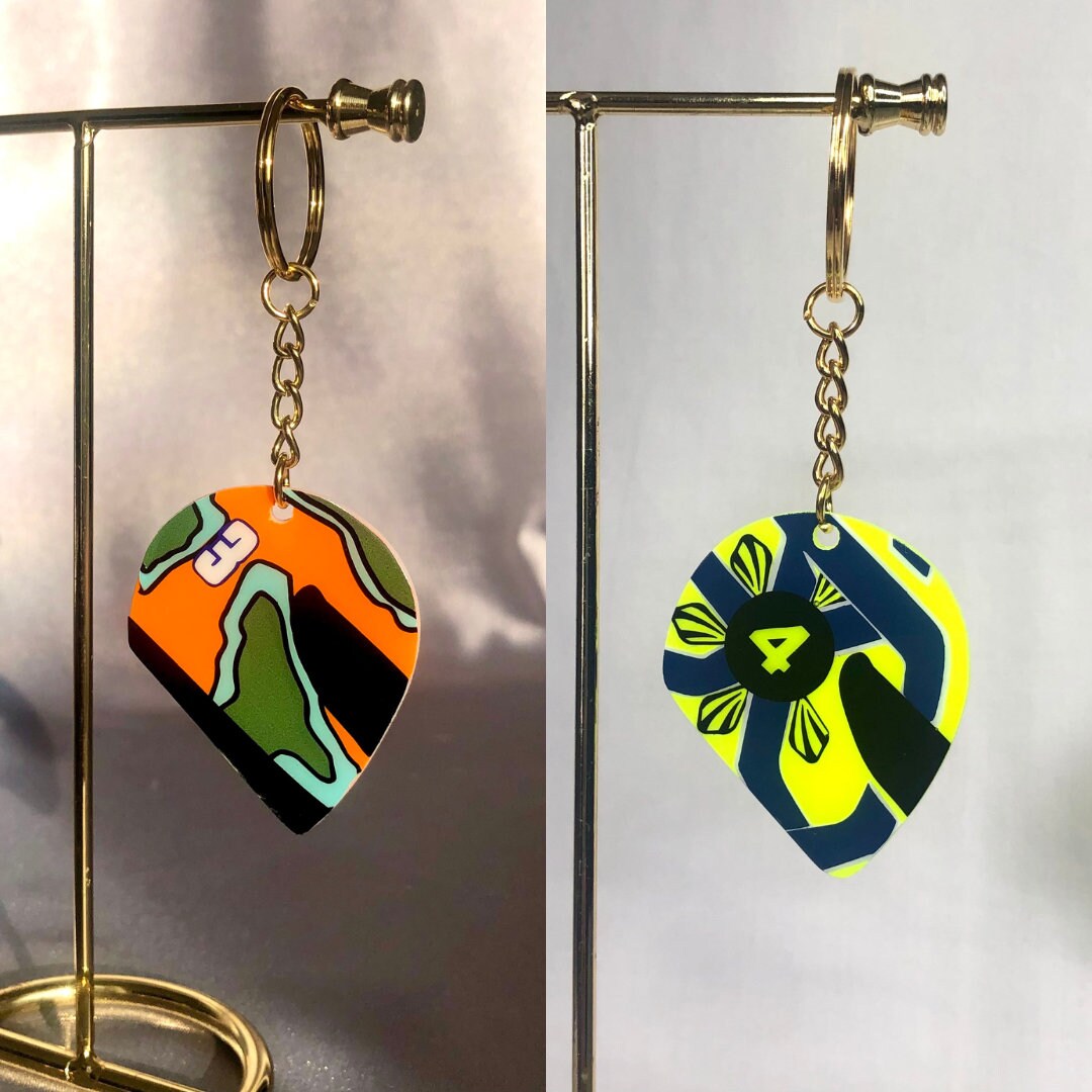 MCL SET Motorsport Helmet Key Ring - Etsy