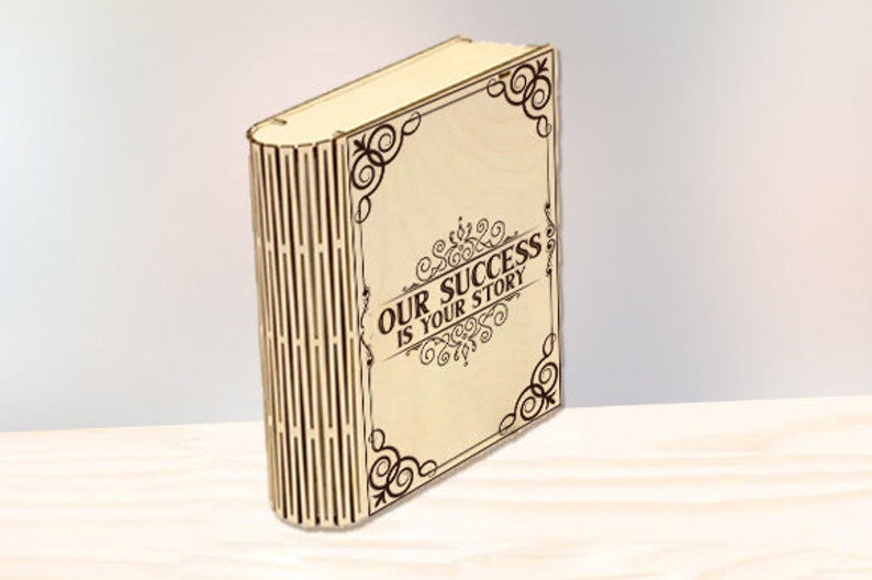 Book Box Laser Cut File Bundle | Etsy