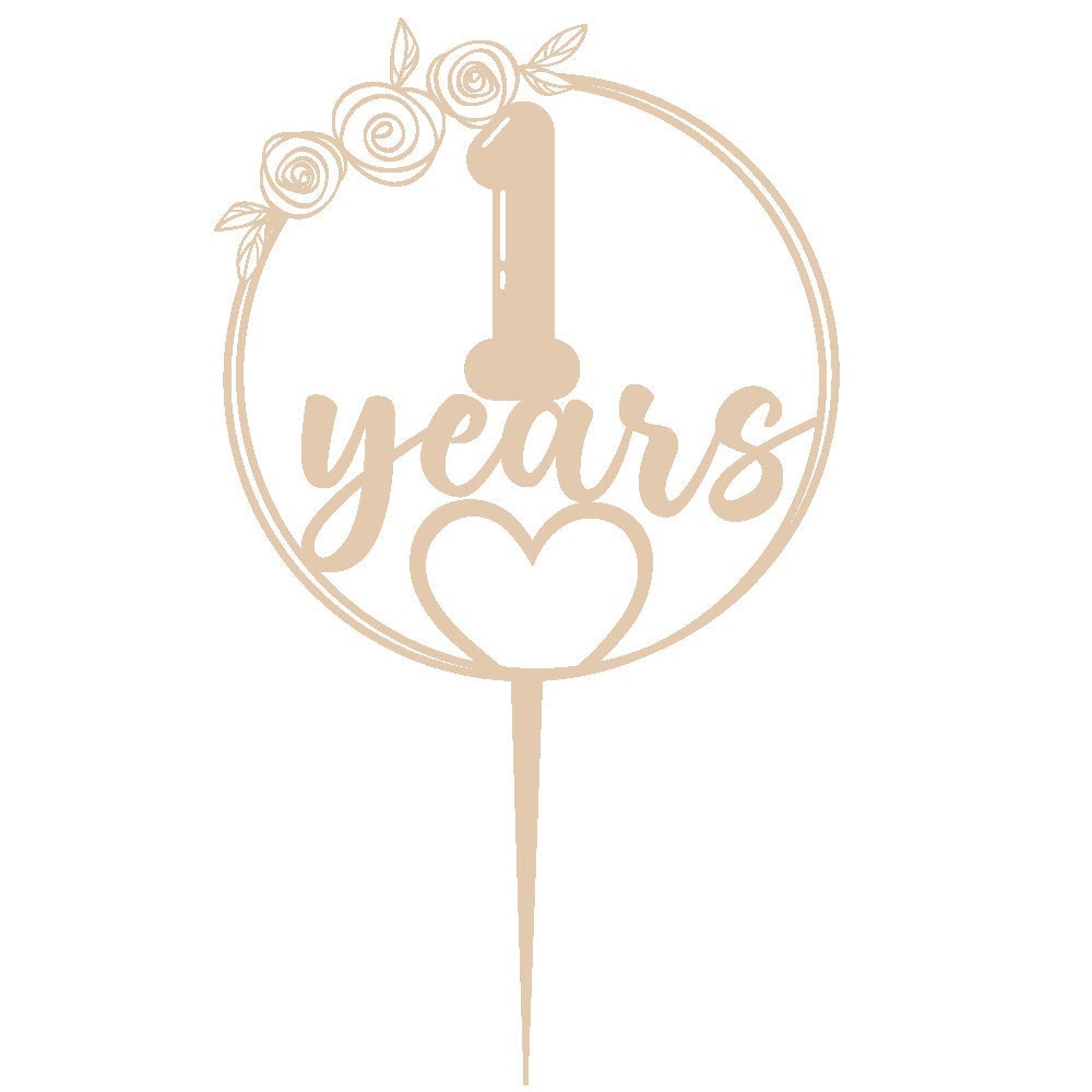 Happy Birthday Cake Topper 3D SVG Bundle - Etsy