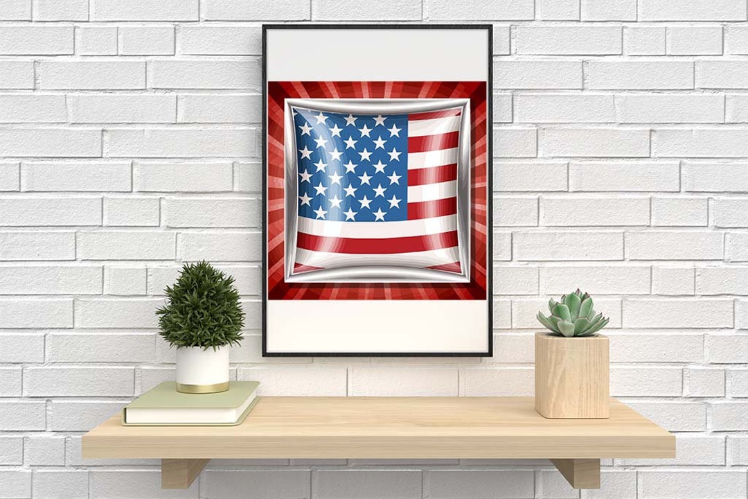 American Flag Character Vector Design - Digital Download - Zip File - Etsy