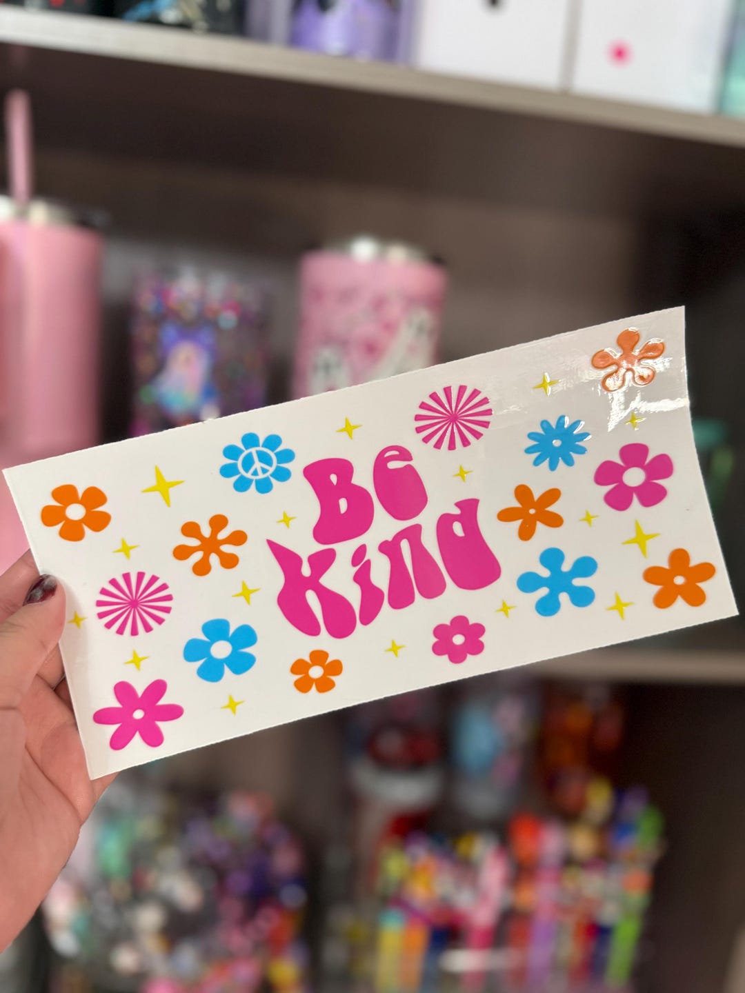 Be Kind - UVDTF Wrap - Etsy