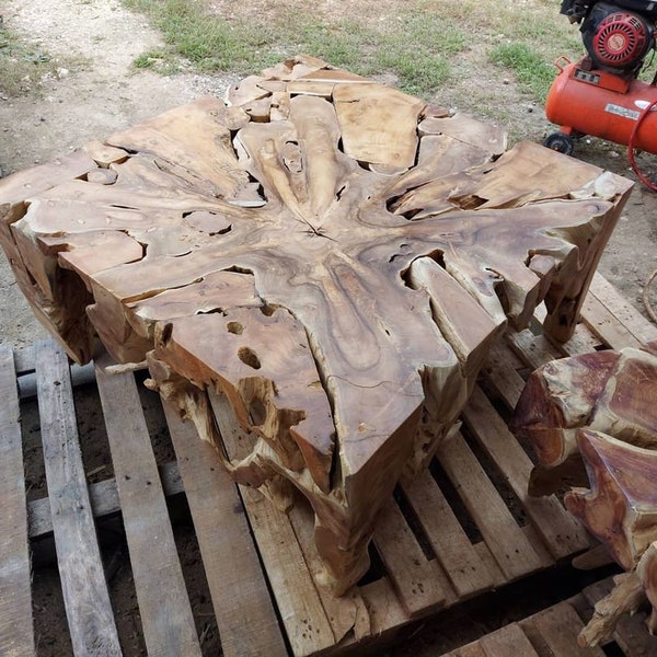 Teak Root Coffee Table - Etsy