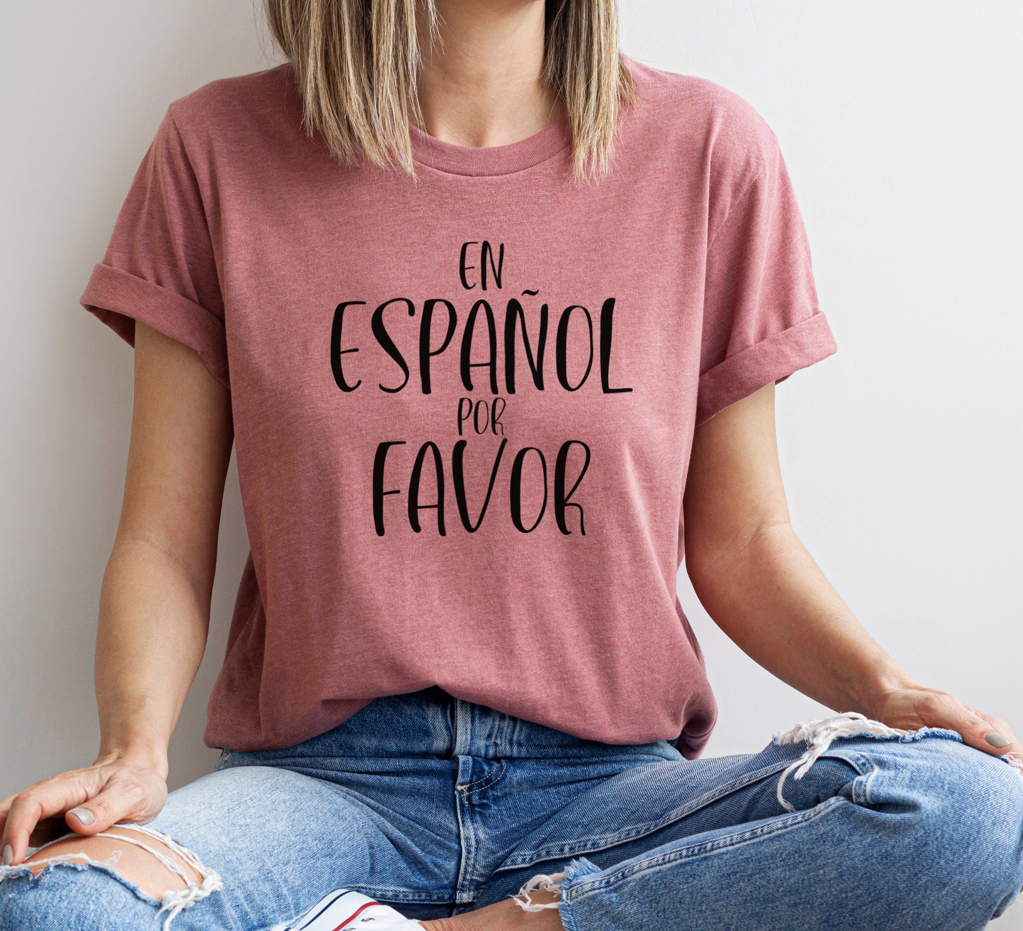 Funny Spanish T Shirt, Maestra, Spanish Teacher Gifts, En Espanol Por ...