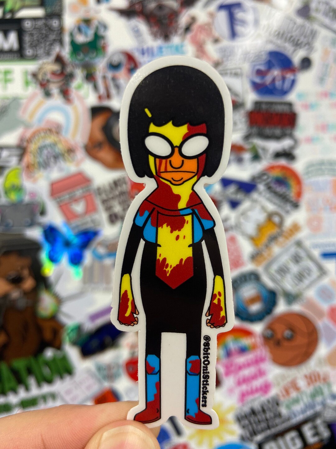 Super Strong Girl Sticker - Etsy