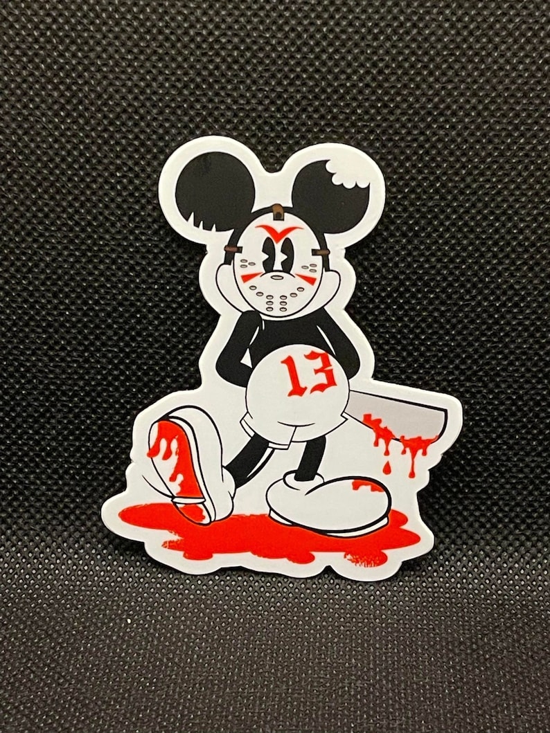 Mouse Guy the 13th Vinyl Weatherproof Sticker Cartoon Decal - Etsy