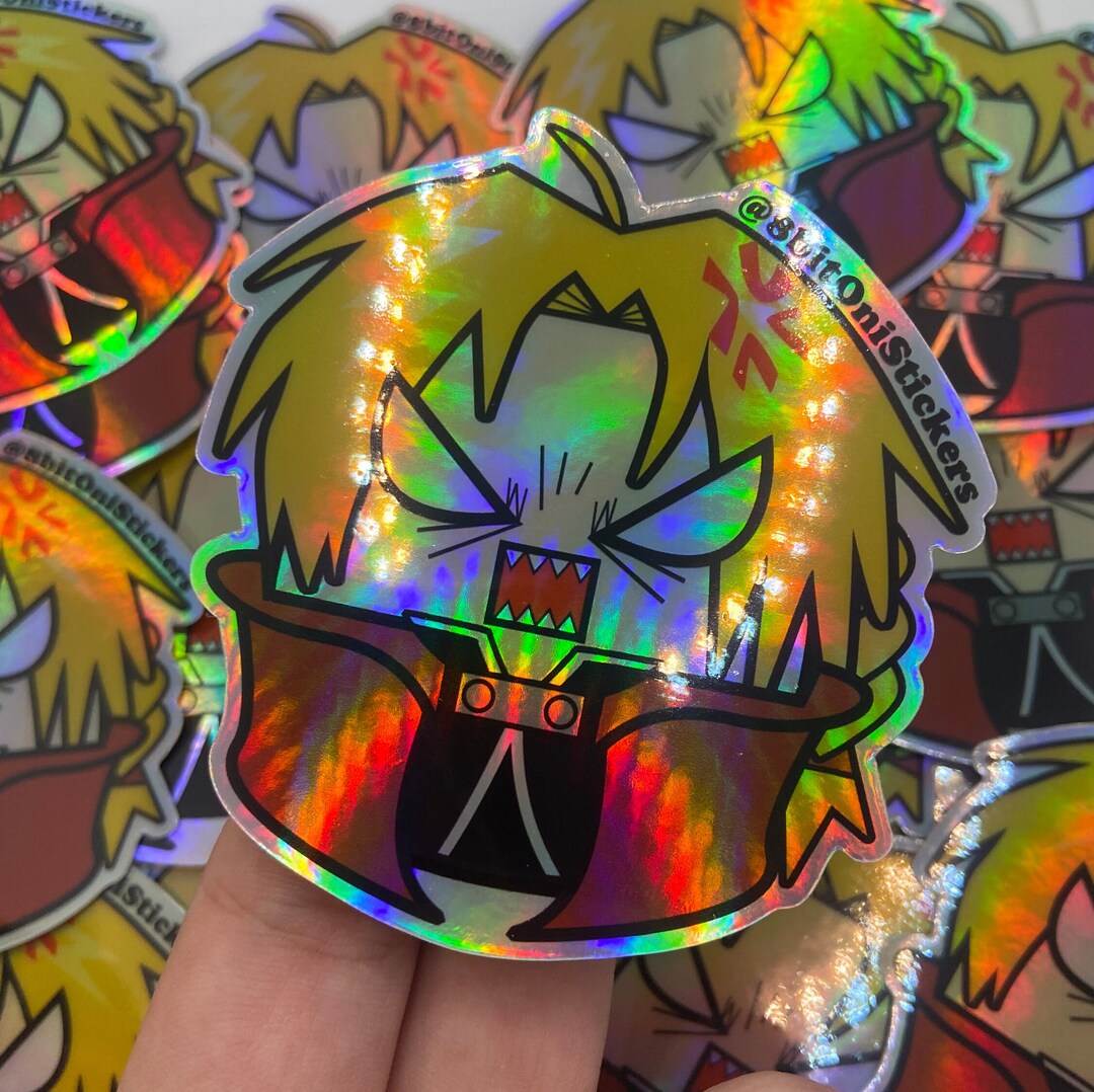 Mad Boy Holographic Sticker - Etsy